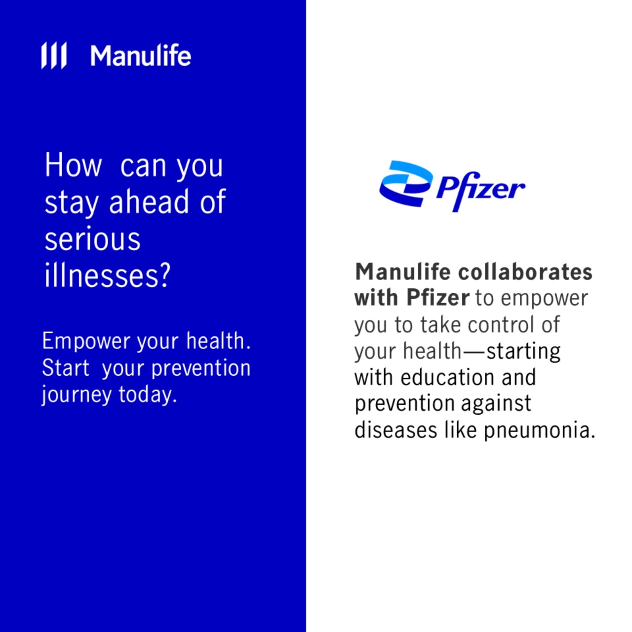 Manulife Launches Collaboration with Pfizer | Manulife Philippines